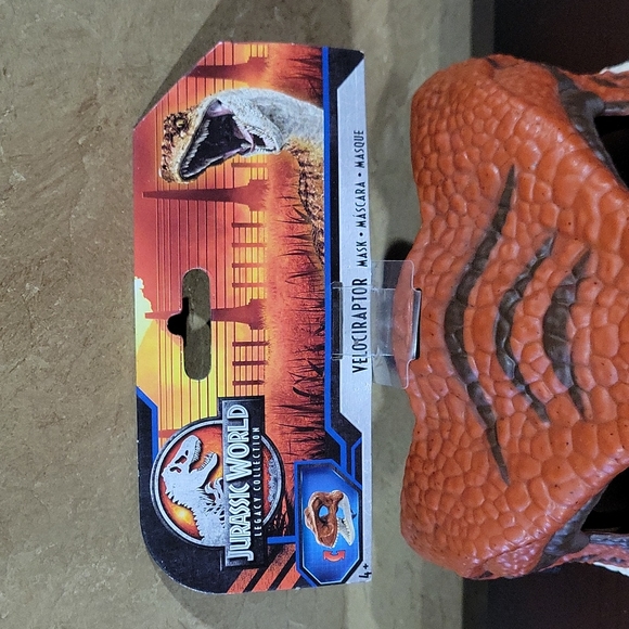 Mattel | Toys | Nwt Mattel Jurassic World Velociraptor Mask With ...